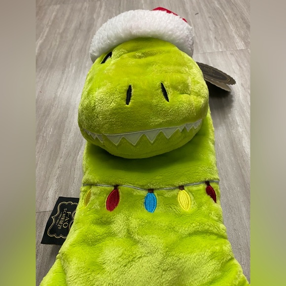 FAO Schwarz | Holiday | Fao Schwarz Christmas Dinosaur Santa Hat Plush ...